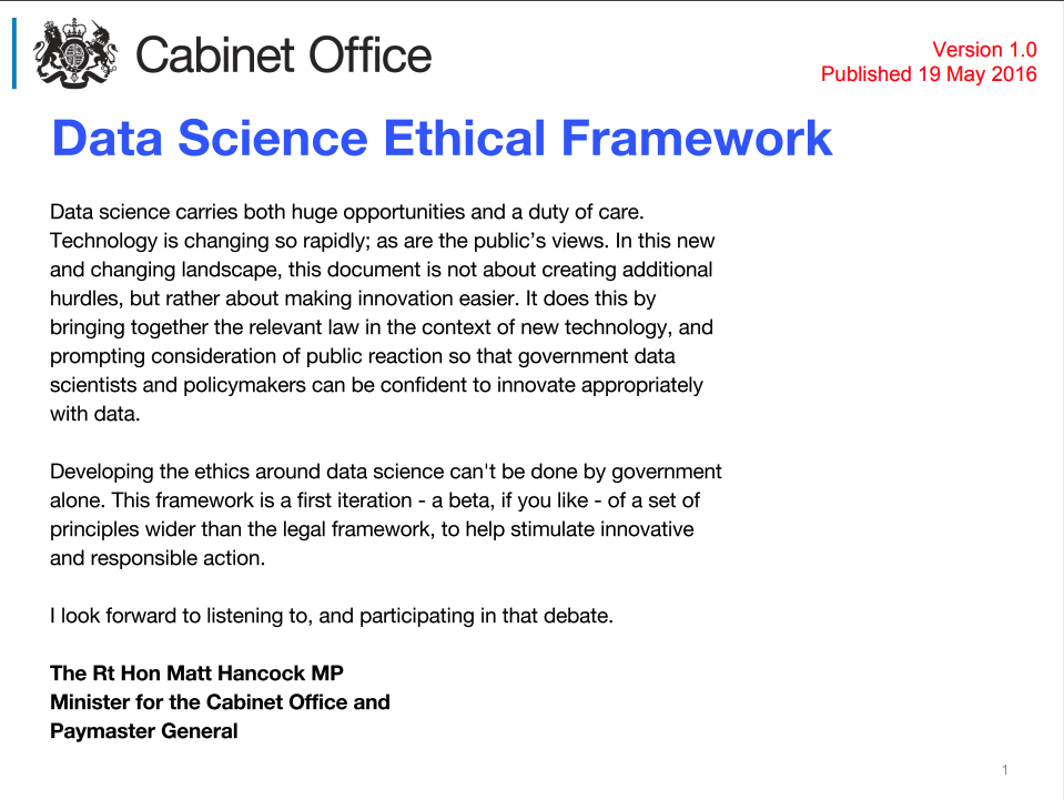 The Blurred Lines between Government and Data Ethics