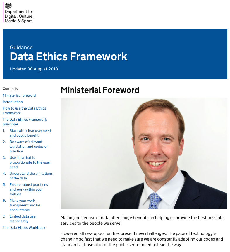 The Blurred Lines between Government and Data Ethics