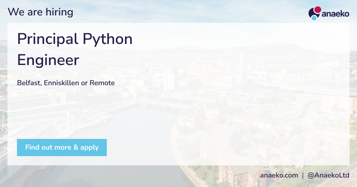Principal Python Engineer Job